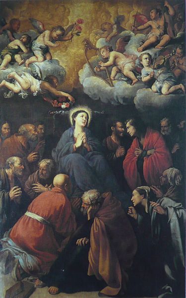 Arte para Lilian: A morte da Virgem - Carlo Saraceni